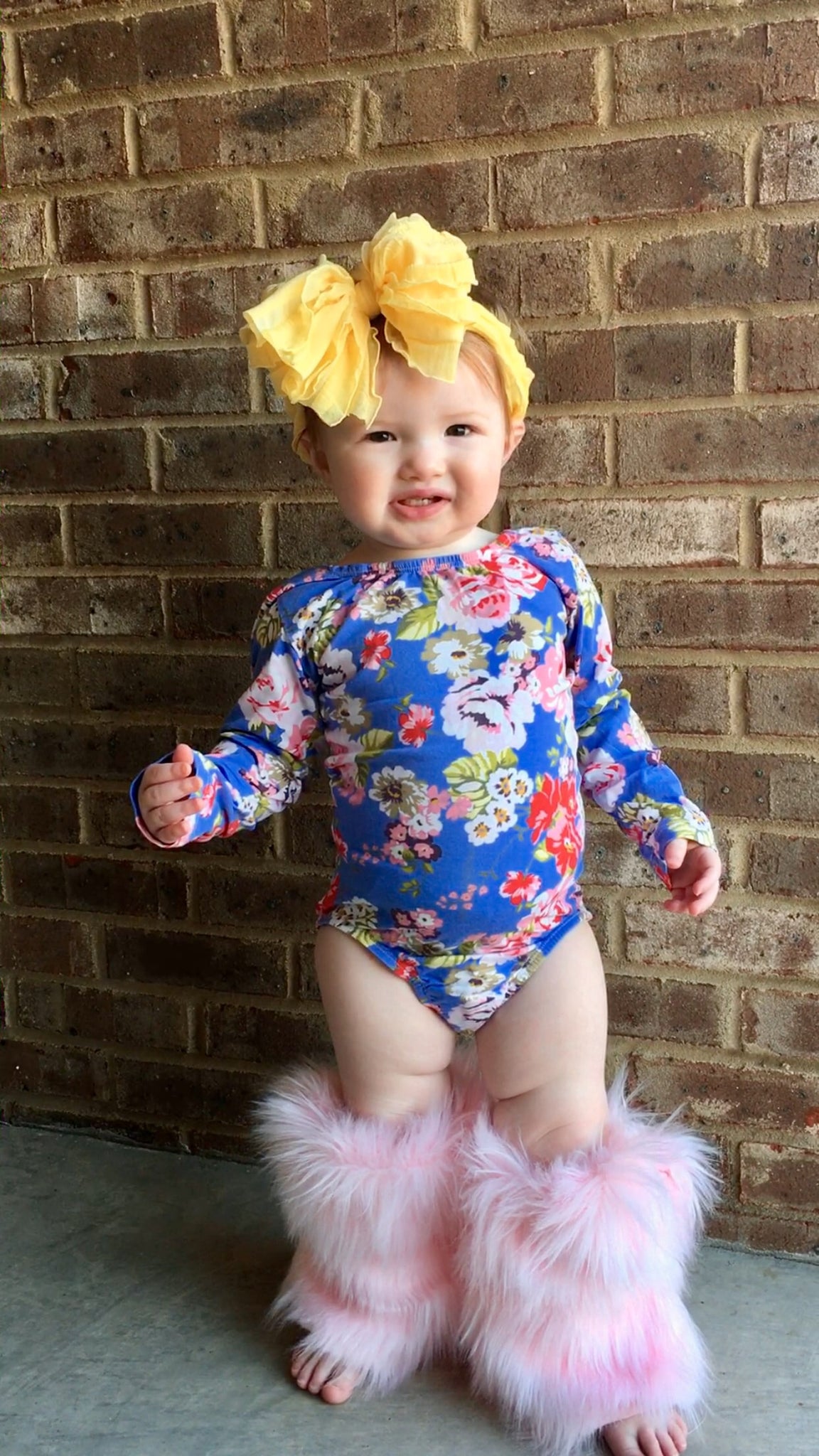 Blue Floral Long Sleeve Leotard – Chloe + Piper